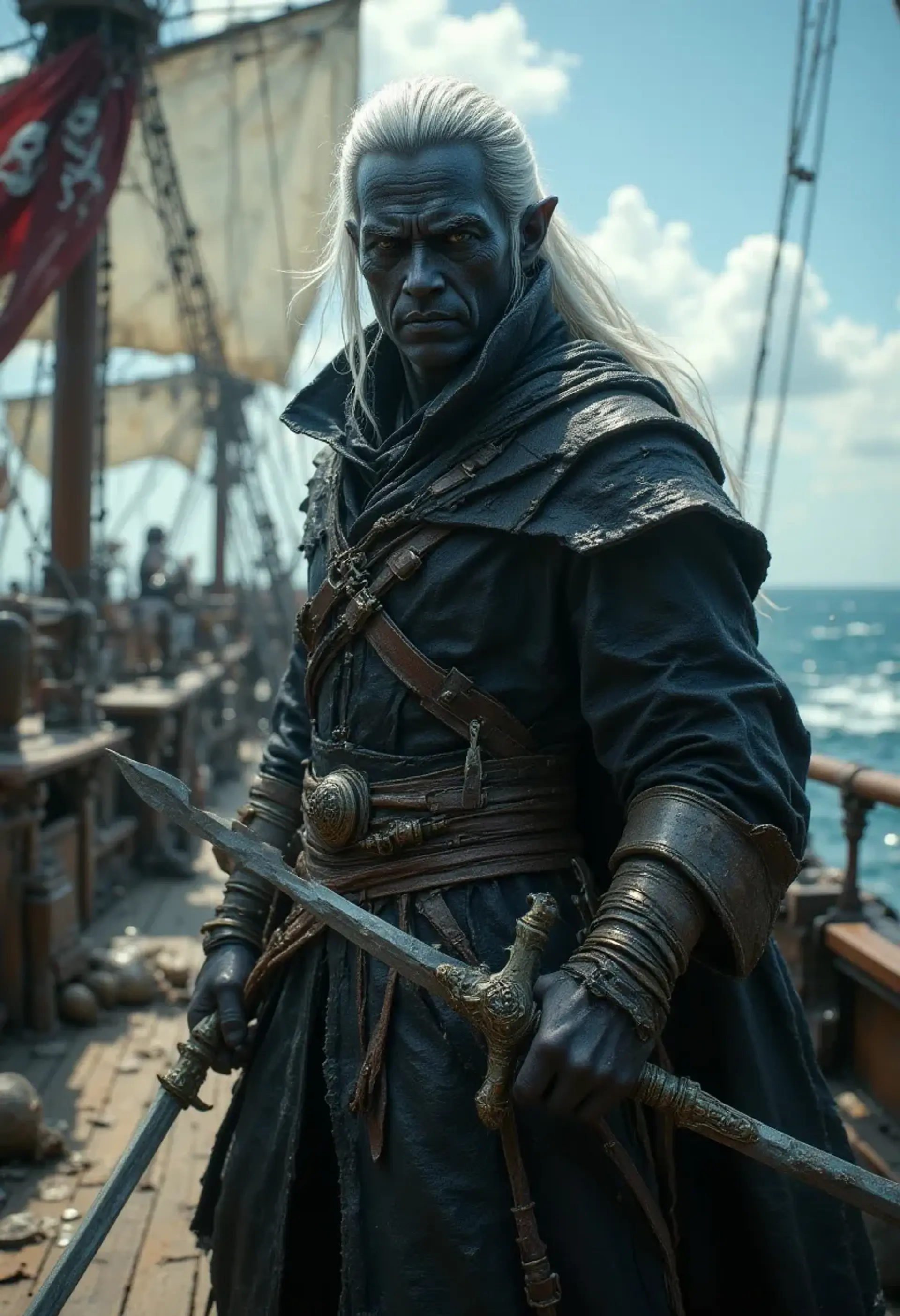 Shadowblade Corsair | Npc Fantasy Art | CharGen